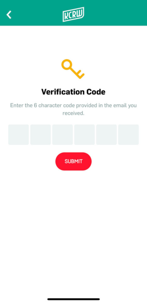 How do I access my digital member card in the KCRW app?